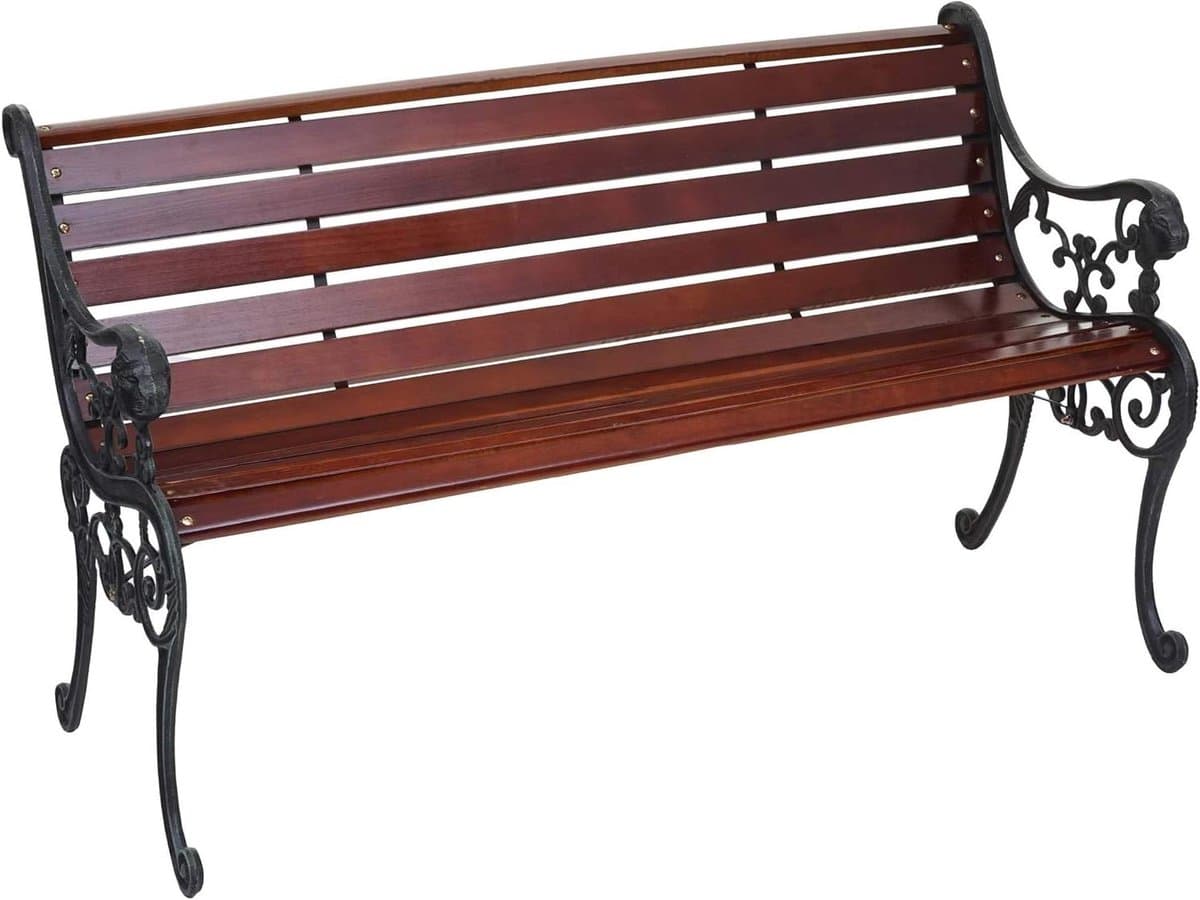 Houten Tuinbank - Zitbank Parkbank - Ontspannen in de tuin - Parkbanken ...
