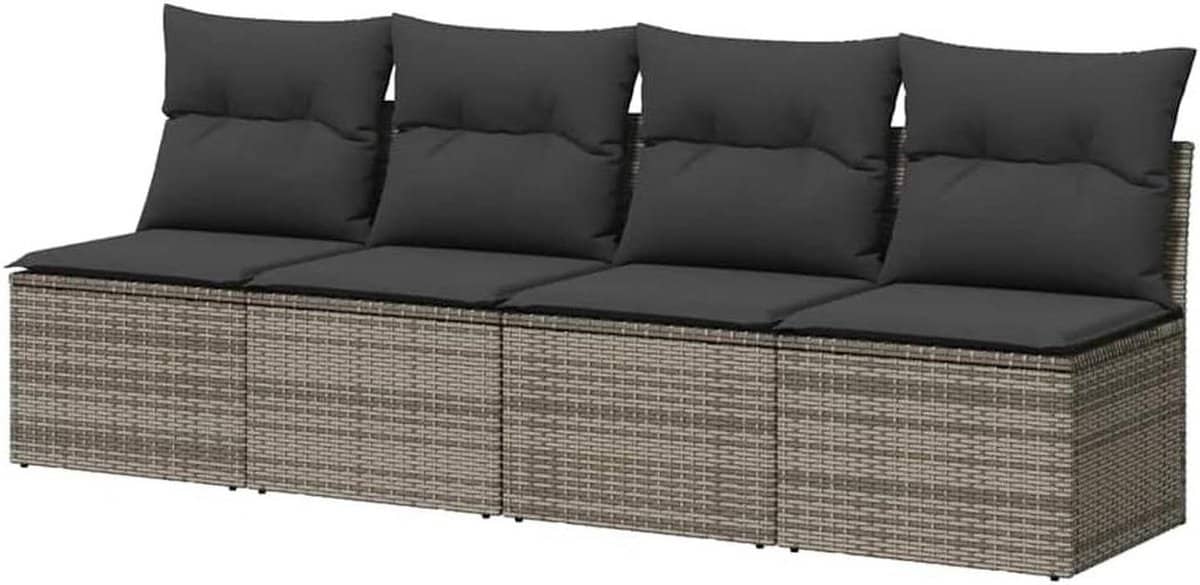 Tuinbank 4-zits - Loungebank buiten - Ontspannen in tuin - Loungebanken ...