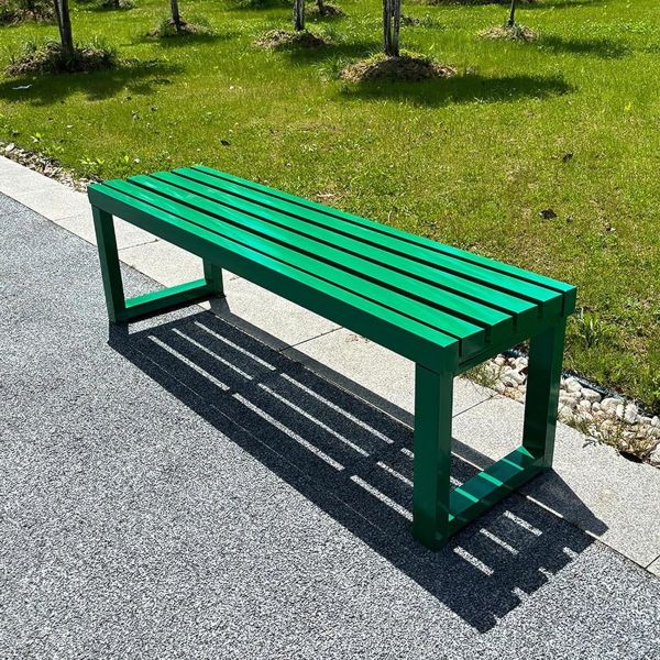 Tuinbank Metaal - Parkbank Buiten - Genieten van de tuin - Parkbanken ...